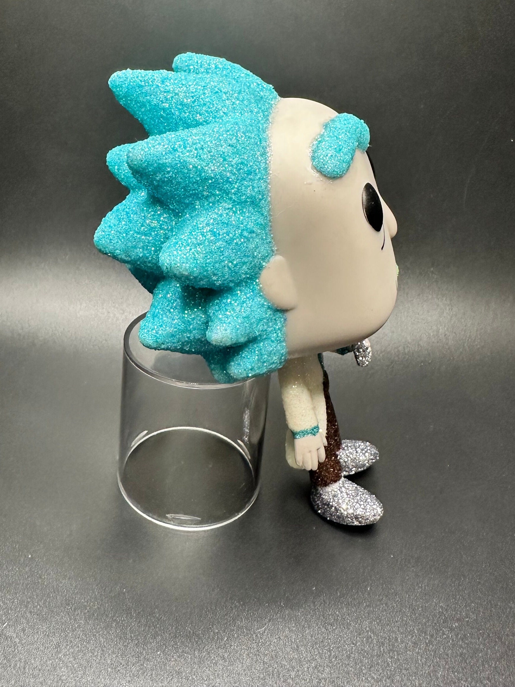Custom Glitter Rick - Rick and Morty Funko Pop #112 - Etsy