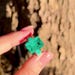 Emerald Cut Green Colombian Ring | Vintage Style Statement Ring | Solid ...