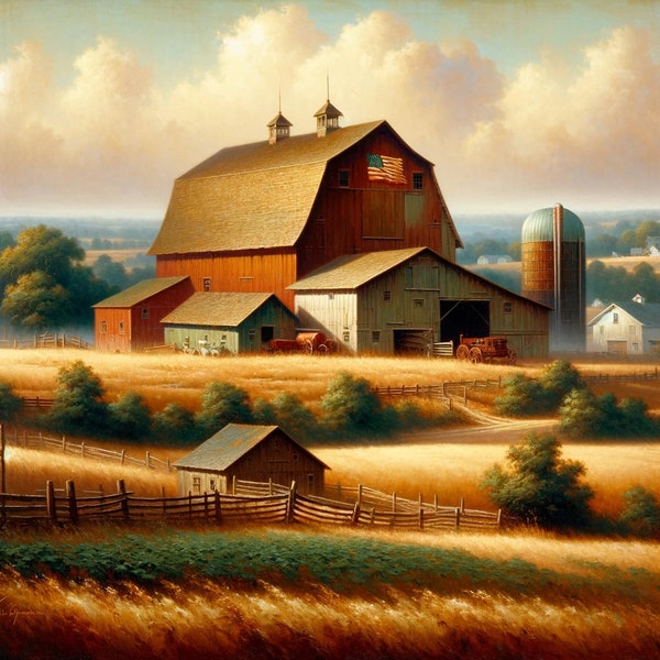 Rural Americana - Etsy