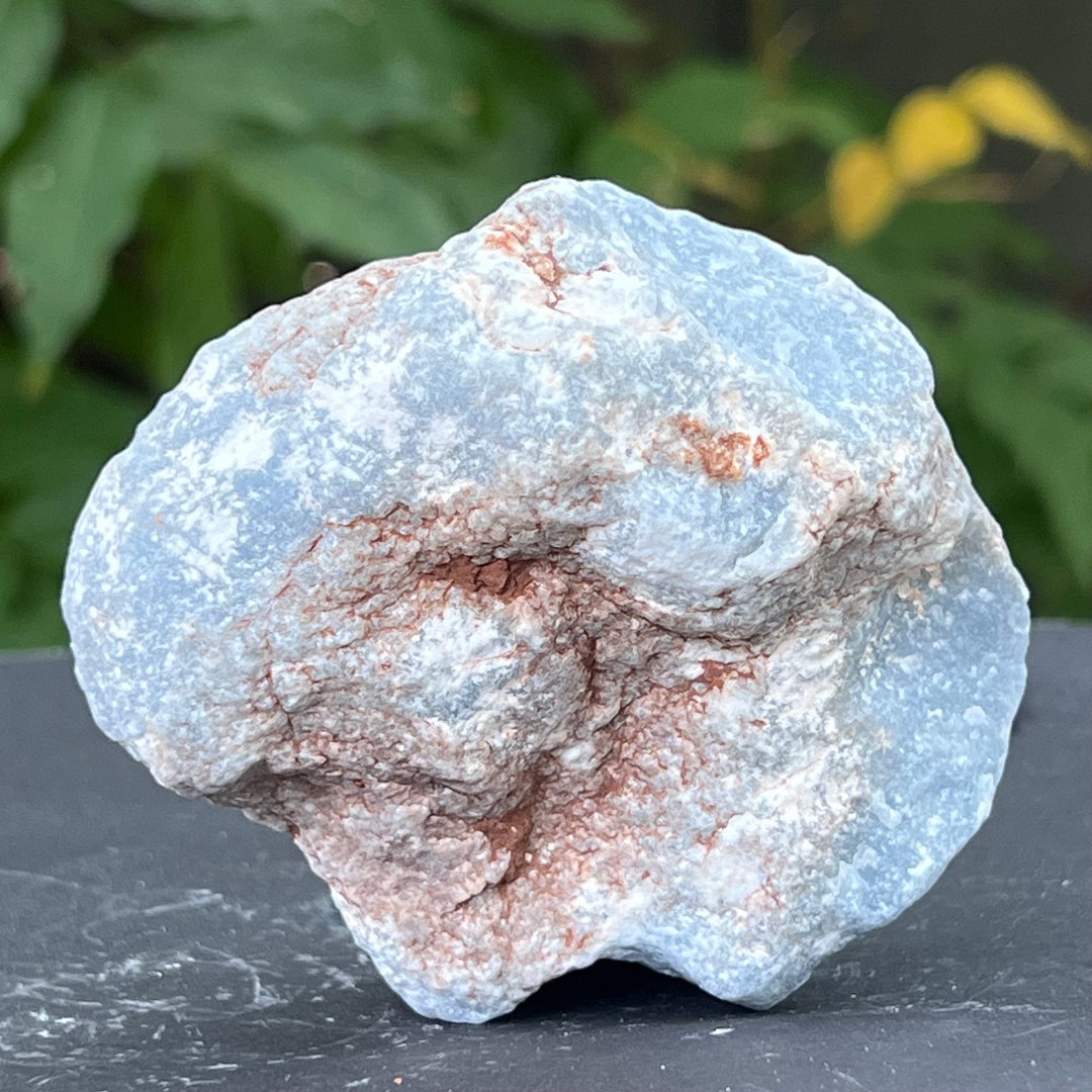 Raw Angelite Crystal Stone, Natural Mineral, Rare Specimen Mineral ...