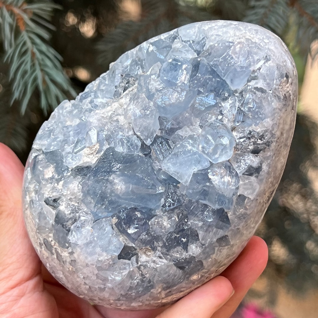 Celestine Celestit Quartz Egg Geoda Cluster madagascar Model 69 ...