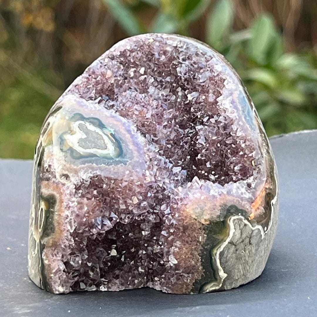 Stalactite Amethyst Geode (from Uruguay), M3, Collector Mineral ...