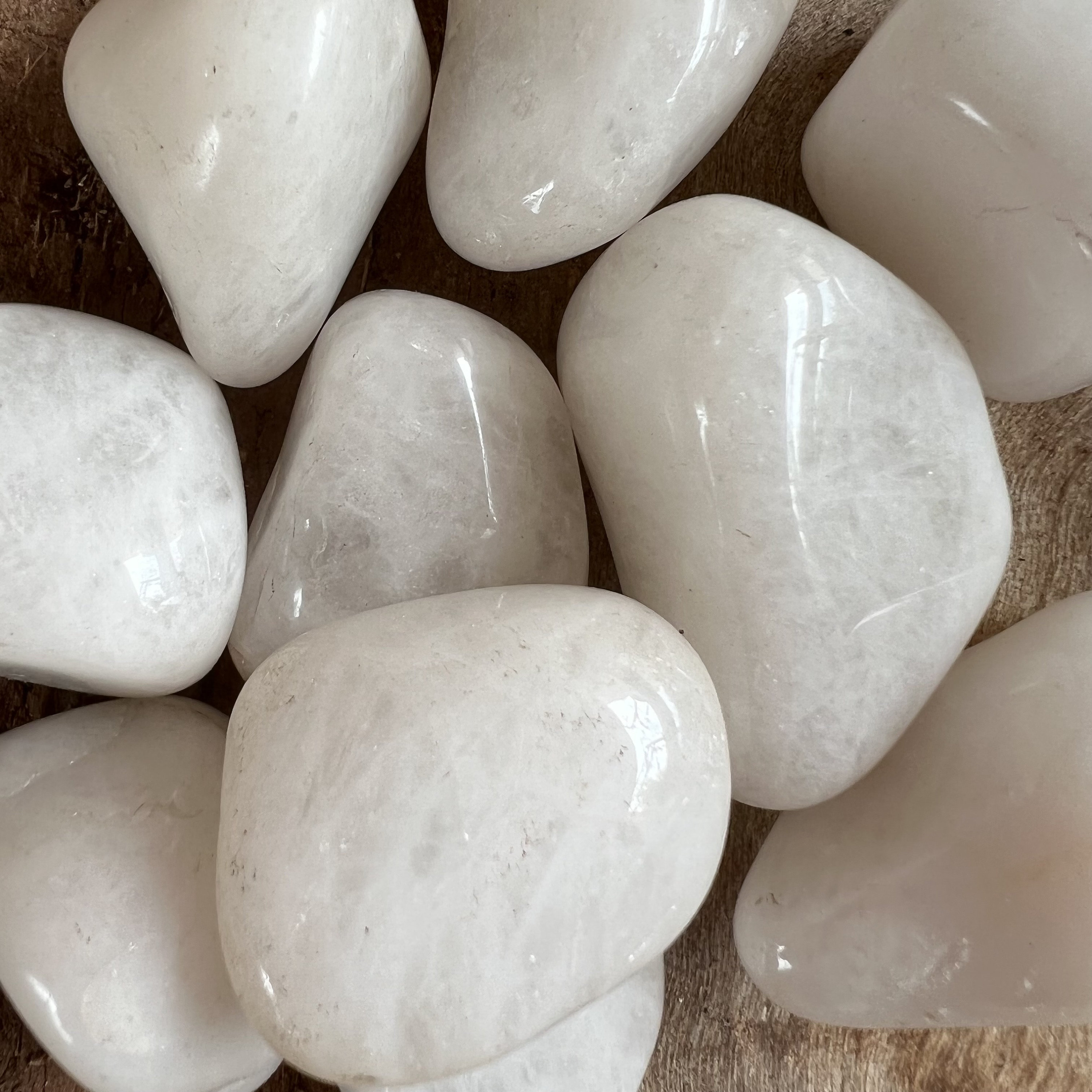 One Milky Quartz Tumblestone, Snow Quartz Crystals, Minerals - Etsy