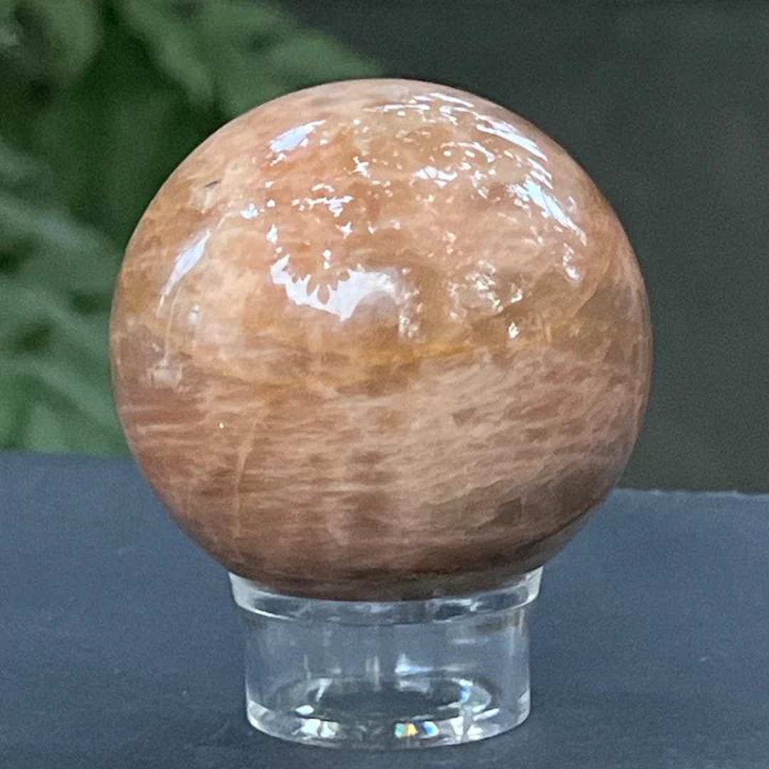Peach Moonstone Sphere, Crystals Balls, Crystal Sphere, Model 4 - Etsy