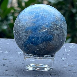 Blue Spinel Sphere 5 Cm Model 3 | Polished Crystal Ball From Madagascar ...