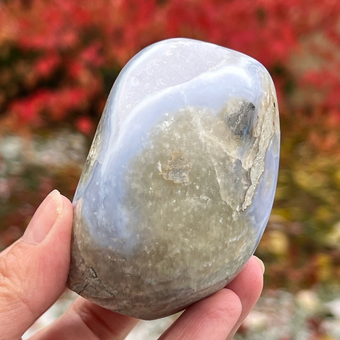 Blue Lace Calcedony Freeform Model 2 From Africa Crystals - Etsy