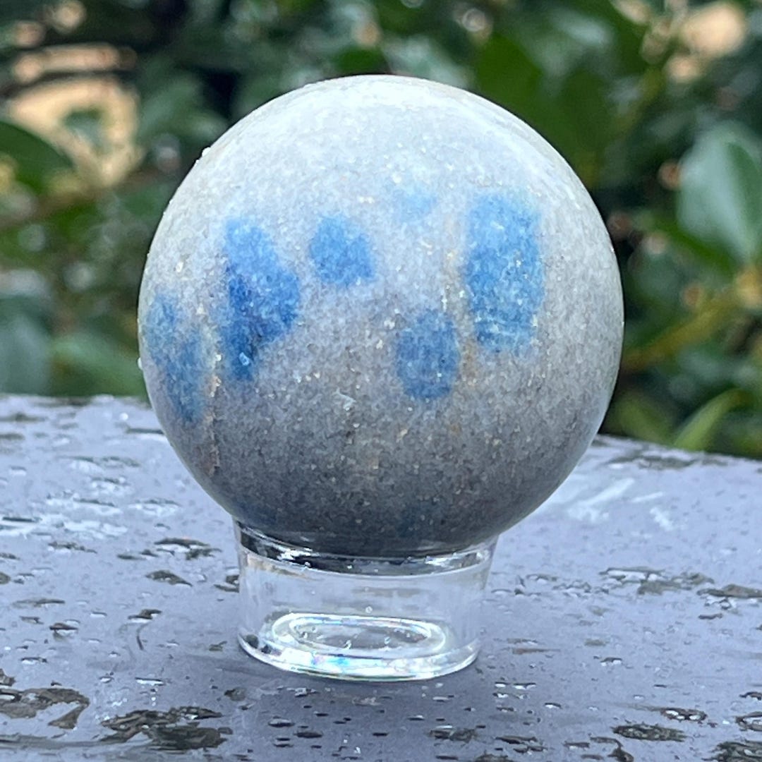 Blue Spinel Sphere 5.4 Cm Model 6 | Polished Crystal Ball From ...
