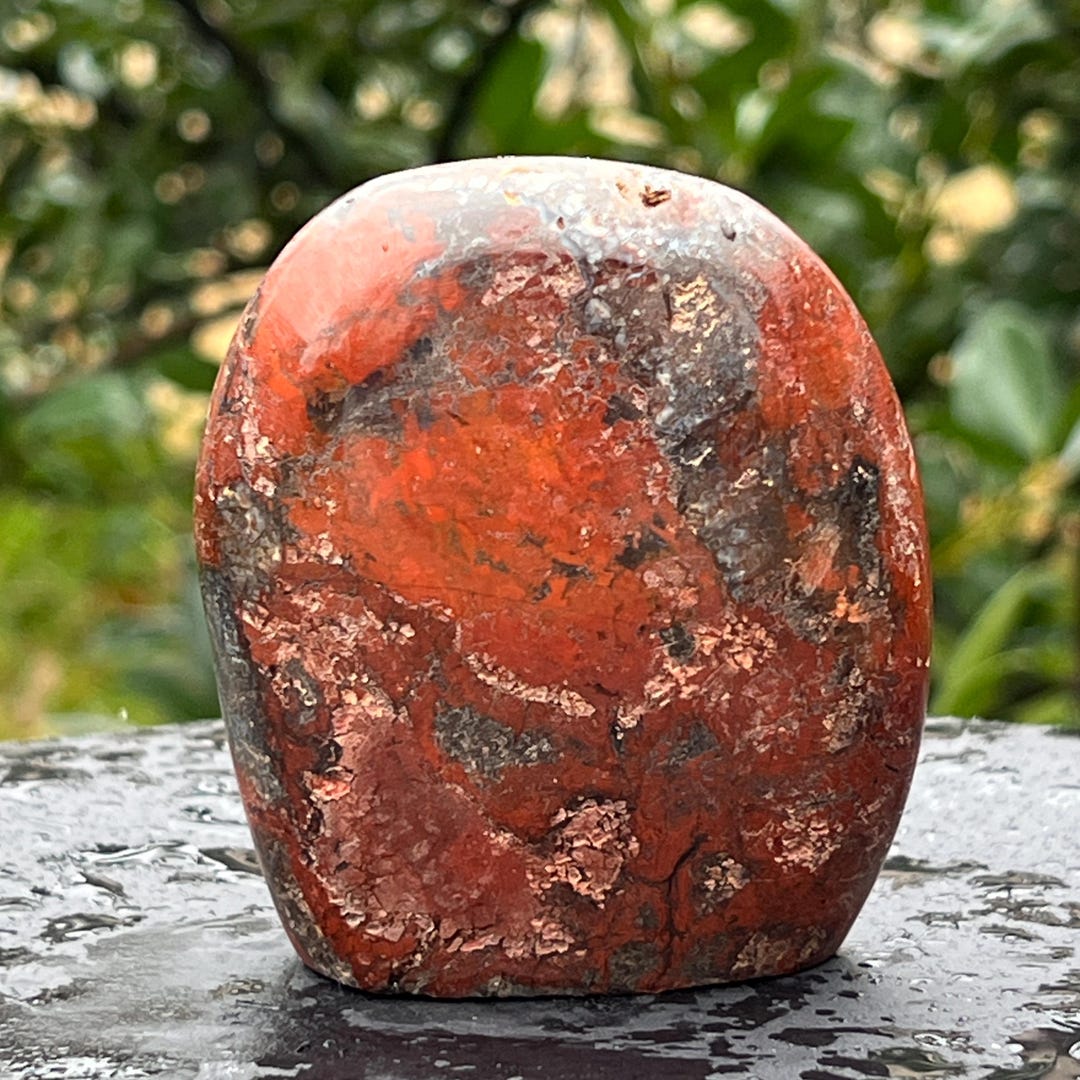Large Red Jasper Freeform (from Madagascar), Model 4a/6, Rare Mineral ...