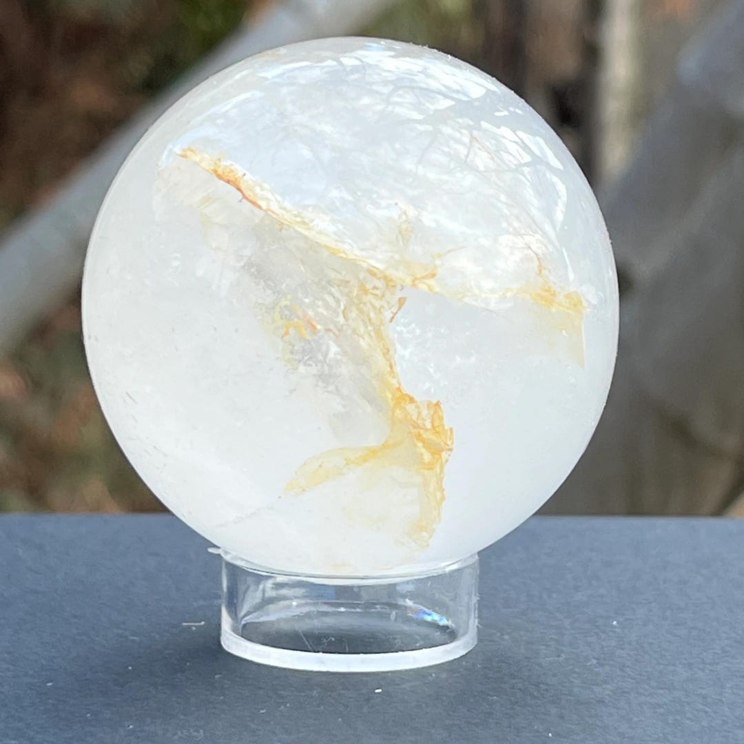Clear Quartz Sphere 6.5 Cm Model 36 | Polished Crystal Ball From ...