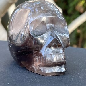 Large Smoky Quartz Skull Carving ( From Madagascar), Model 1, Mineral ...