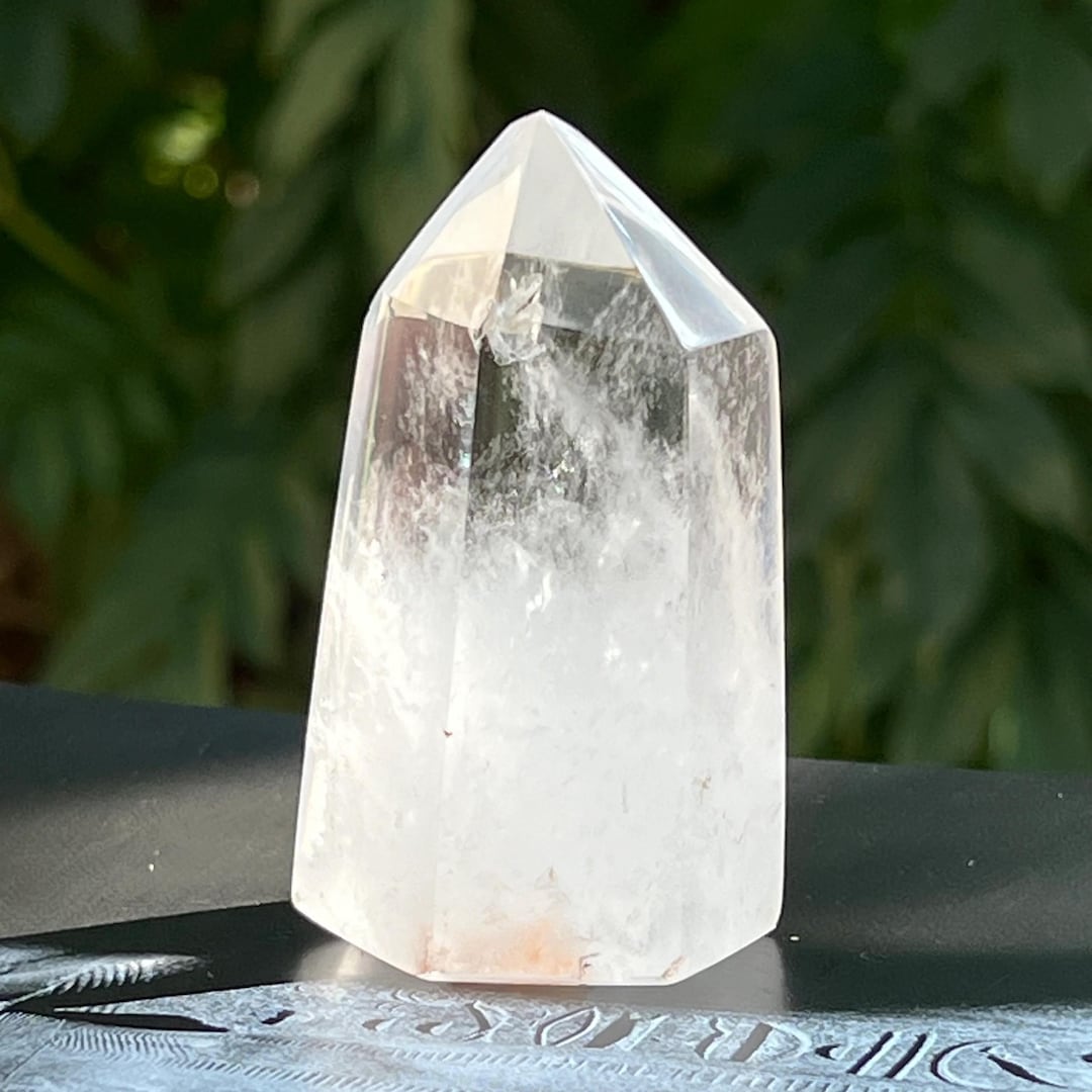 Clear Quartz Crystal Tower Point, Model ICY 9, Quartz Crystals ...