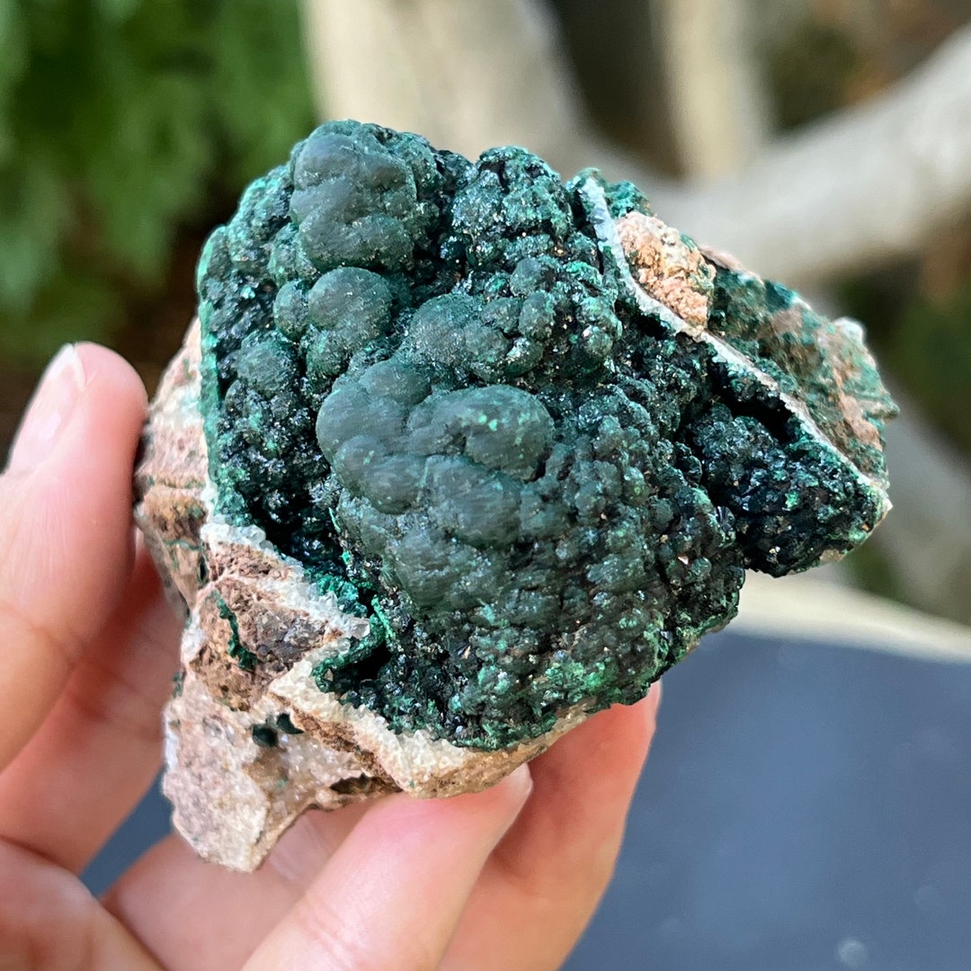 Malachite Cluster in Quarz Matrix ( From Congo) Model 1, Mineral ...