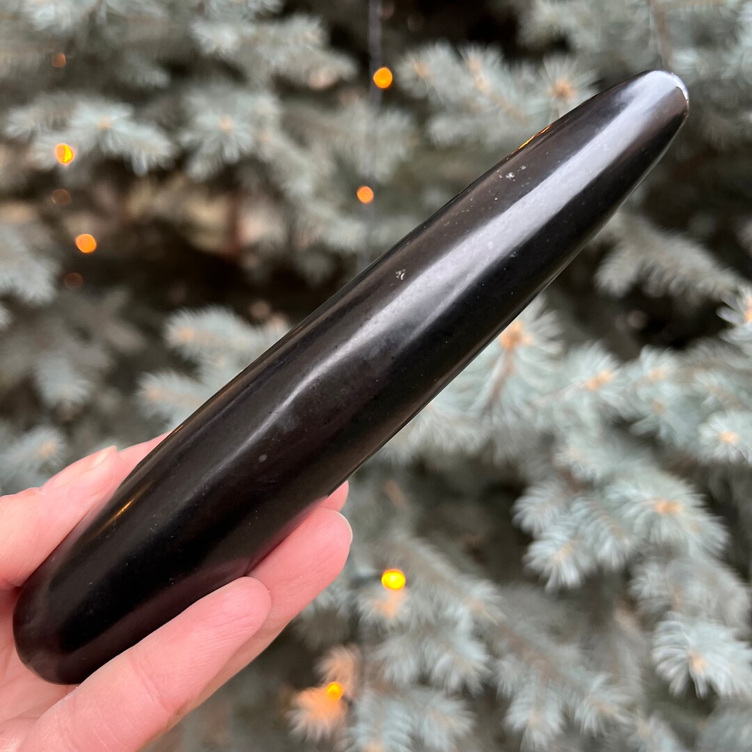 16 Cm Large Basalt Massage Wand Madagascar Model 3, Massage Tool ...