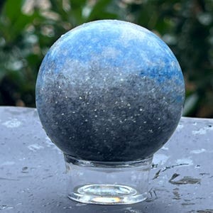 Blue Spinel Sphere 5 Cm Model 3 | Polished Crystal Ball From Madagascar ...