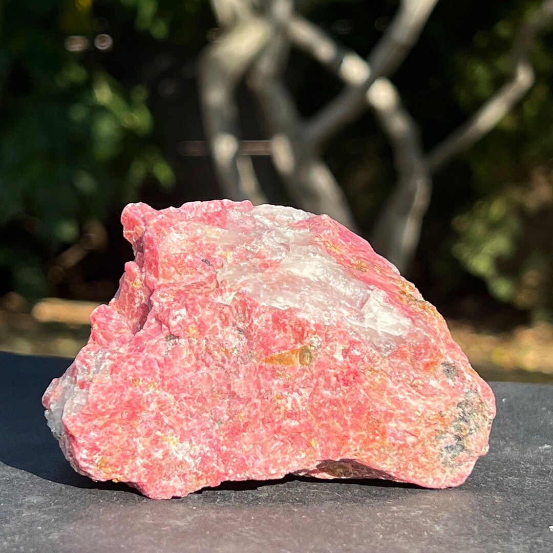 Large Raw Rhodonite Crystal From Madagascar Model 2, Specimen Mineral ...