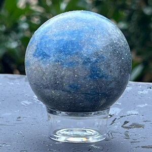 Blue Spinel Sphere 5 Cm Model 3 | Polished Crystal Ball From Madagascar ...