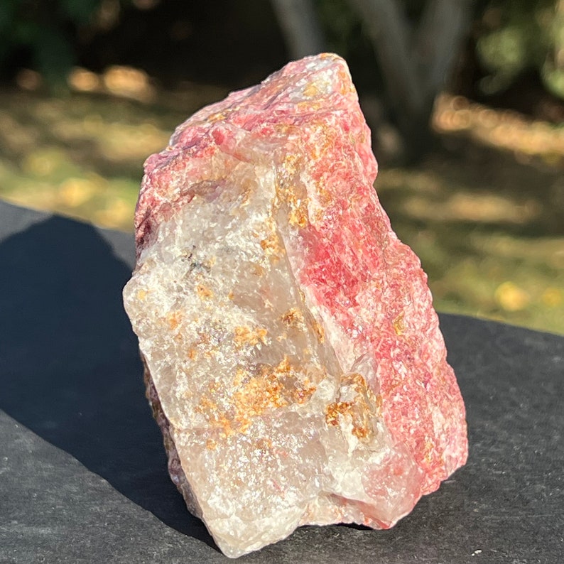 Large Raw Rhodonite Crystal From Madagascar Model 1, Specimen Mineral ...