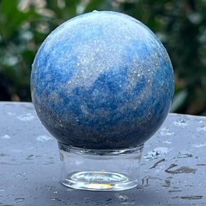 Blue Spinel Sphere 5 Cm Model 3 | Polished Crystal Ball From Madagascar ...