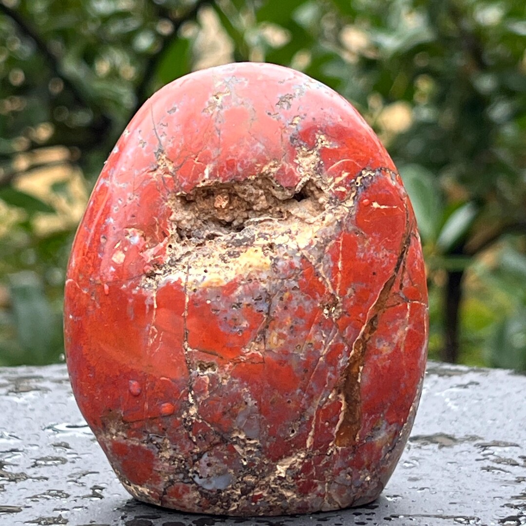 Large Red Jasper Freeform (from Madagascar), Model 4a/1, Rare Mineral ...