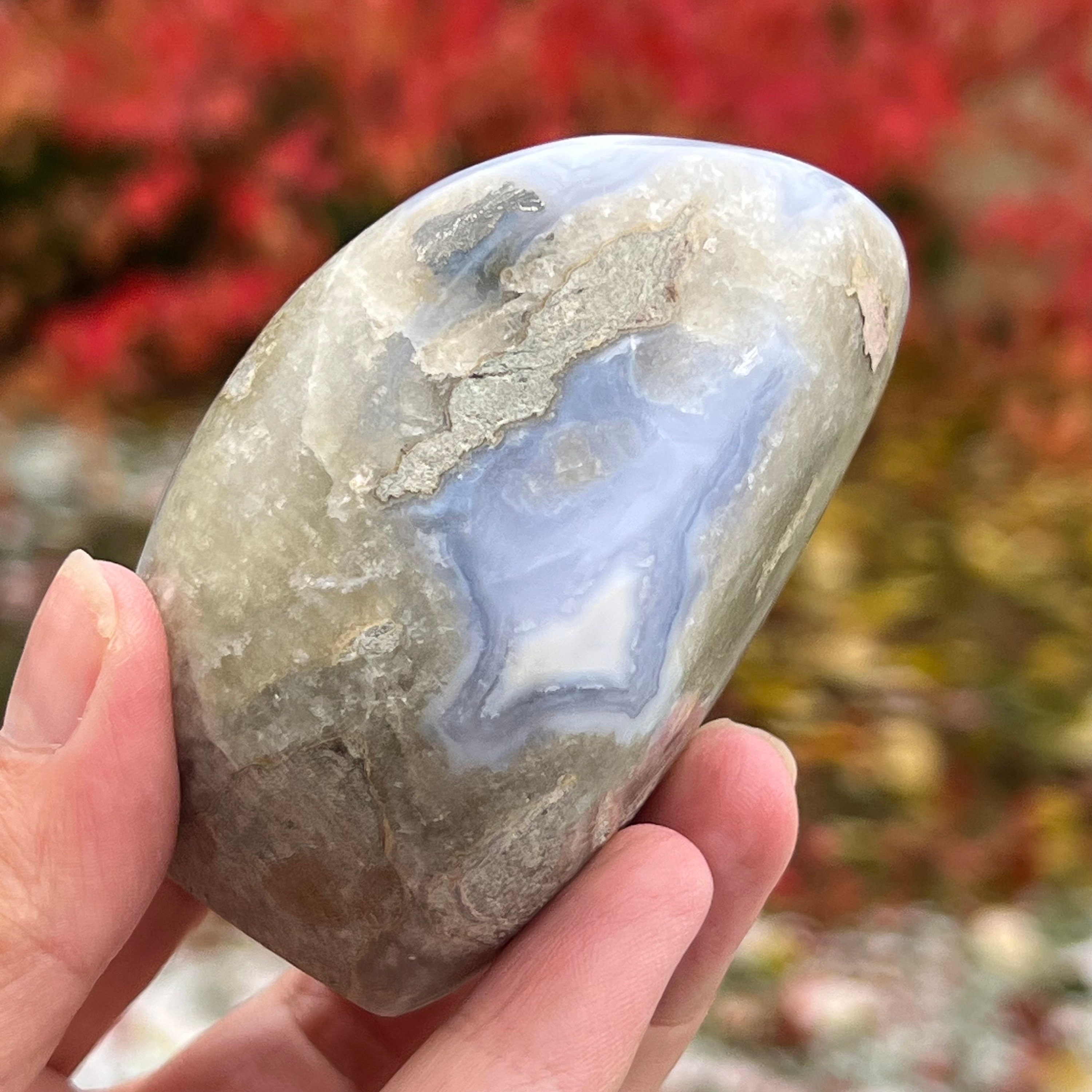 Blue Lace Calcedony Freeform Model 2 From Africa Crystals - Etsy