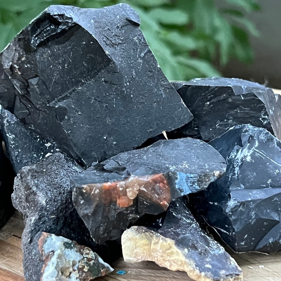 Black Onyx Stone From India , Natural Mineral, Raw Black Onyx - Etsy