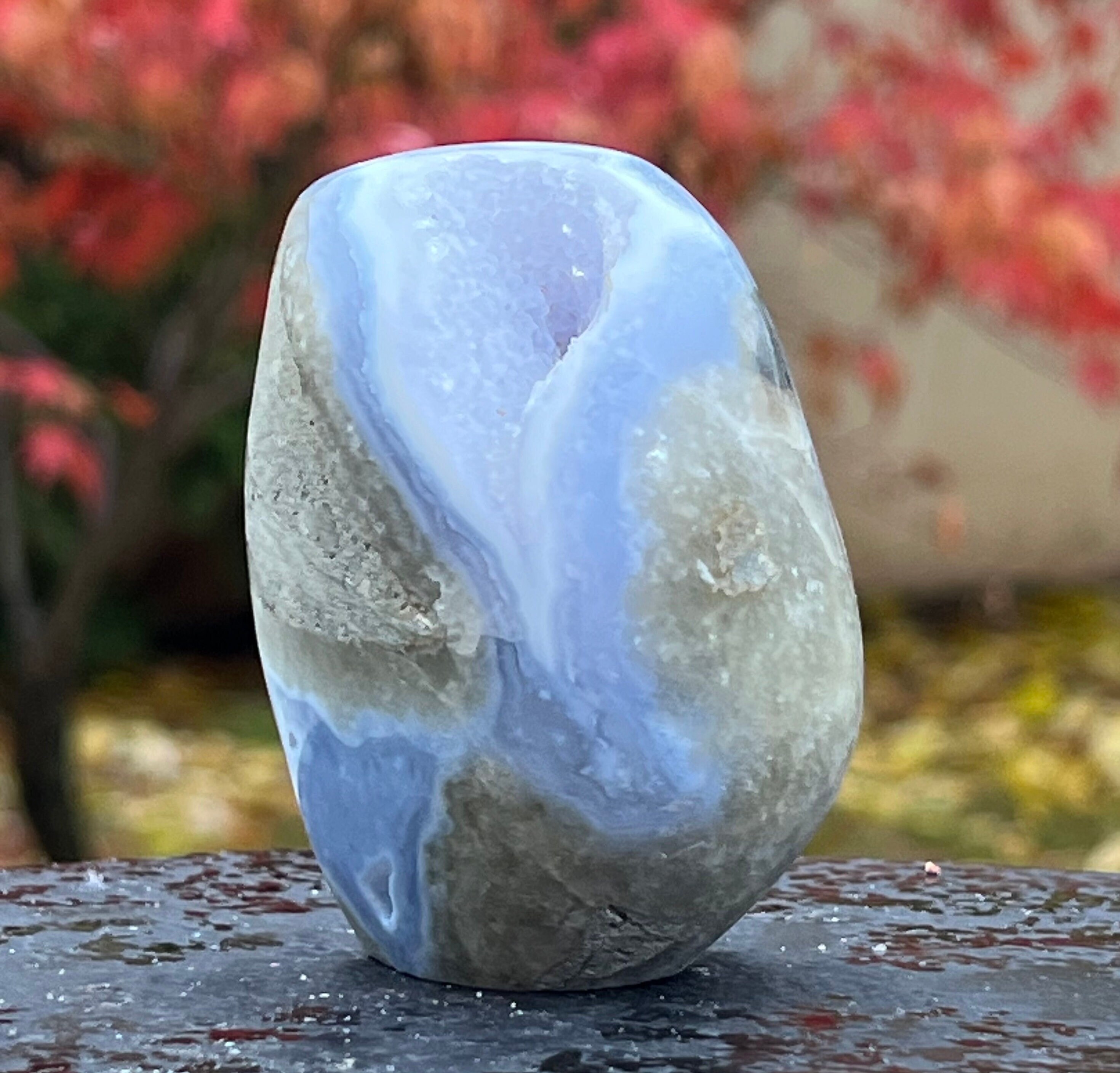 Blue Lace Calcedony Freeform Model 2 From Africa Crystals - Etsy