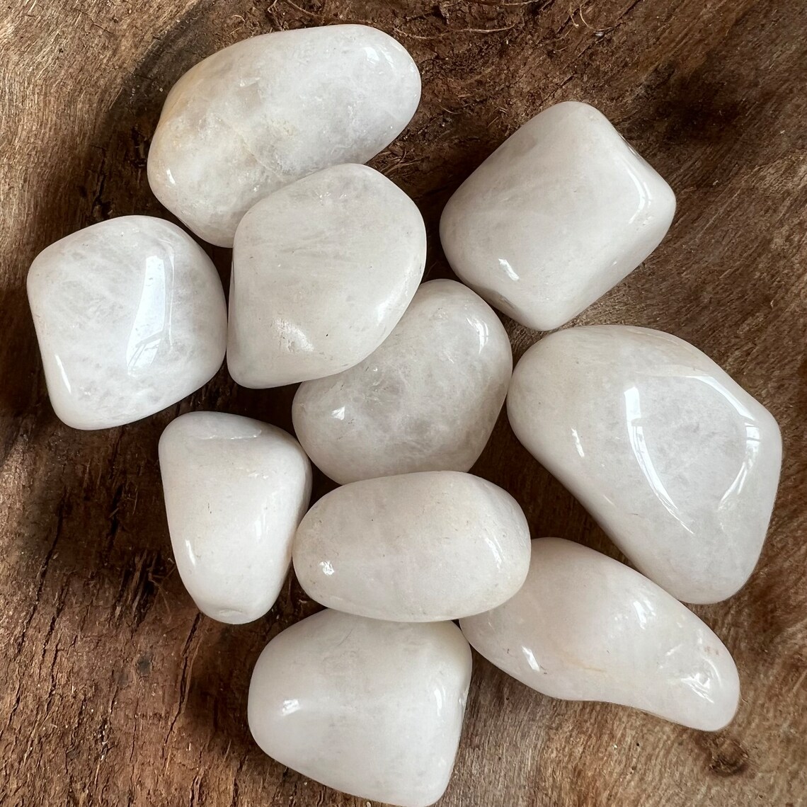 One Milky Quartz Tumblestone, Snow Quartz Crystals, Minerals - Etsy