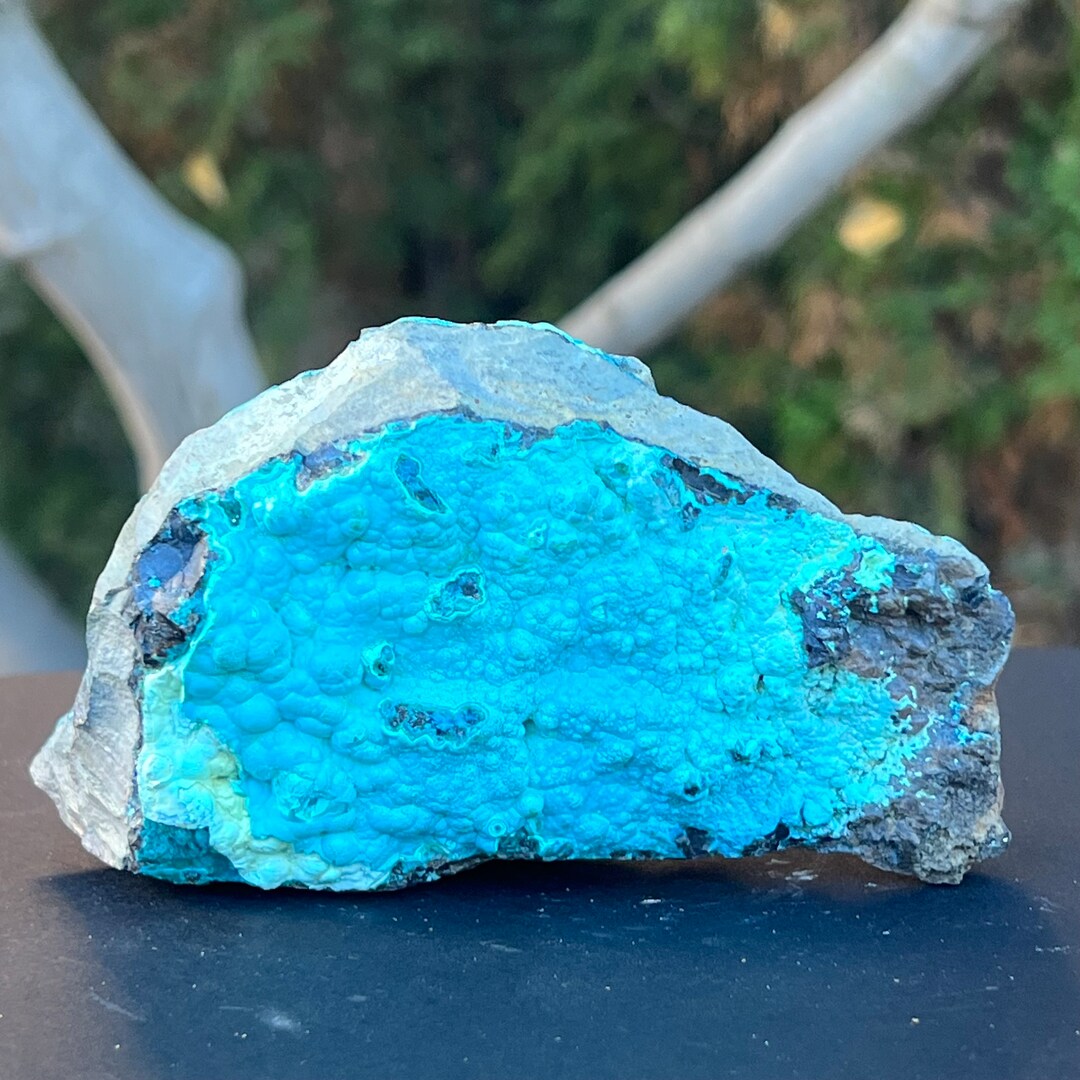 Large Raw Botryoidal Chrysocolla Crystal ( From Congo), Natural Stone ...