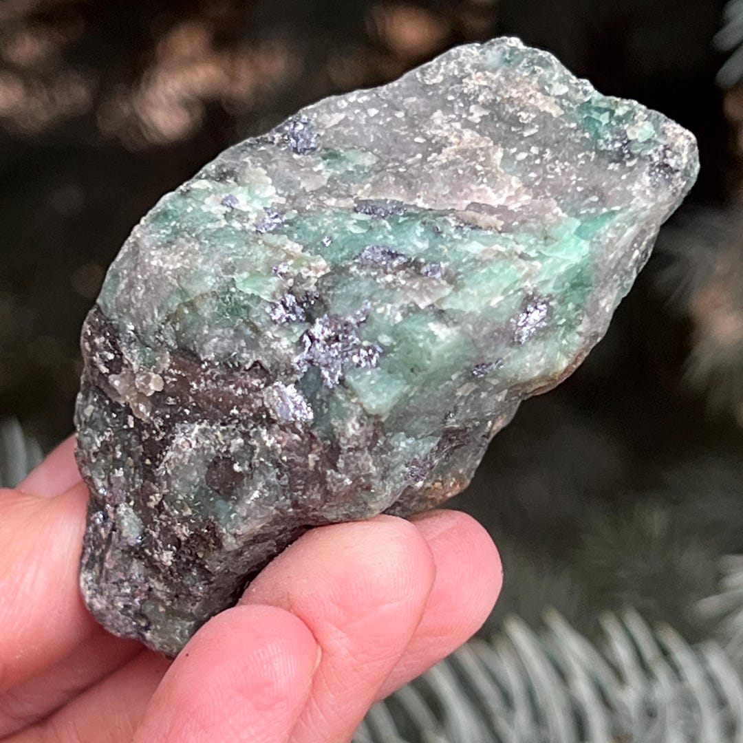 Raw Emerald in Matrix From Columbia Model 10, Crystals, Rare Specimen ...