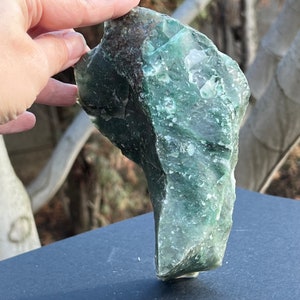 16 Cm Raw Green Jade From Swaziland Model Xl4, Crystals, Natural Jade ...