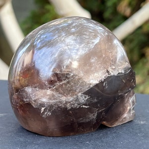 Large Smoky Quartz Skull Carving ( From Madagascar), Model 1, Mineral ...