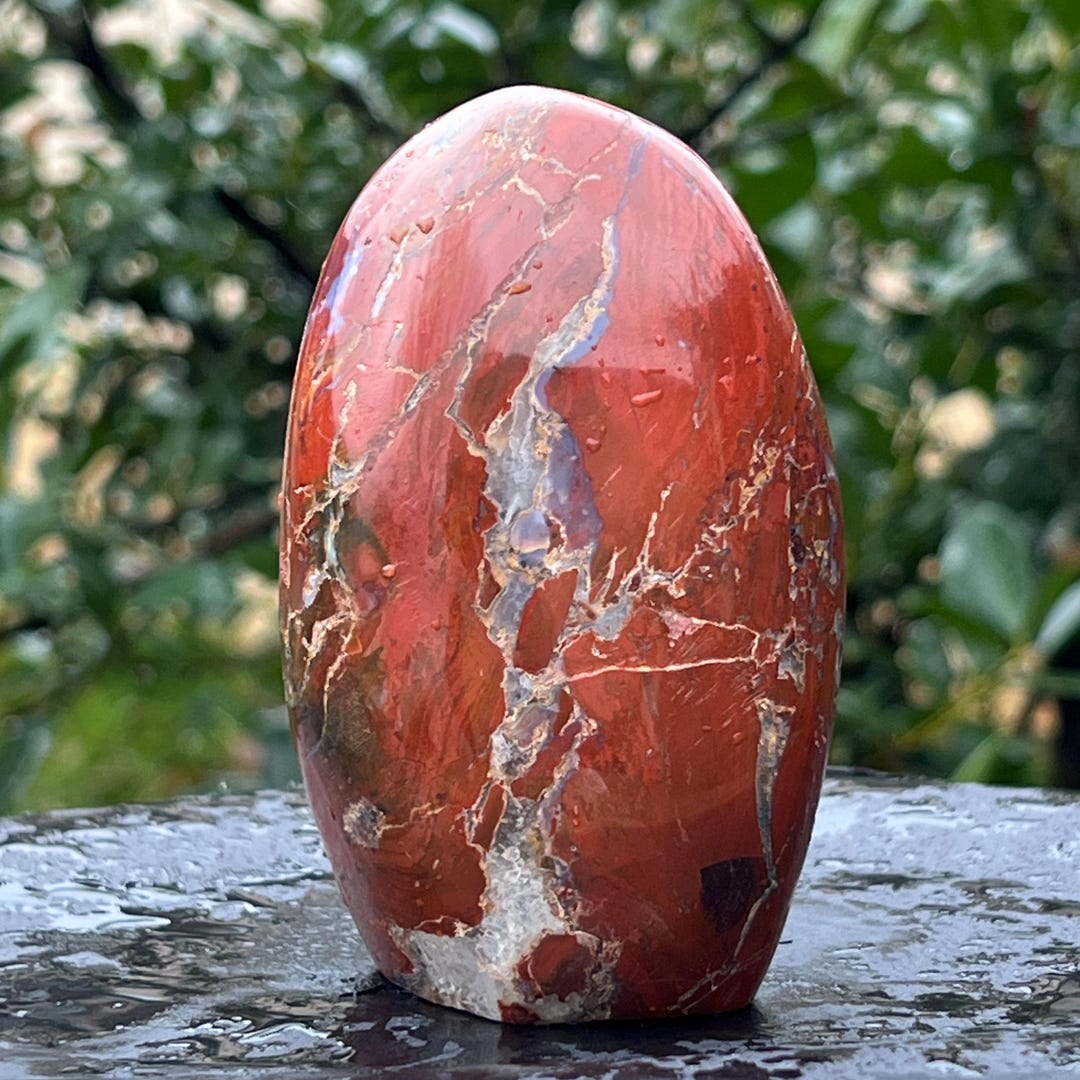Large Red Jasper Freeform from Madagascar, Model 4a/9, Rare Mineral ...