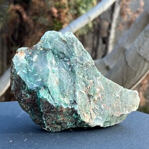 16 Cm Raw Green Jade From Swaziland Model Xl4, Crystals, Natural Jade ...