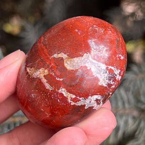 Red Jasper Palmstone Model 4a/6 from Madagascar, Red Jasper Minerals - Etsy