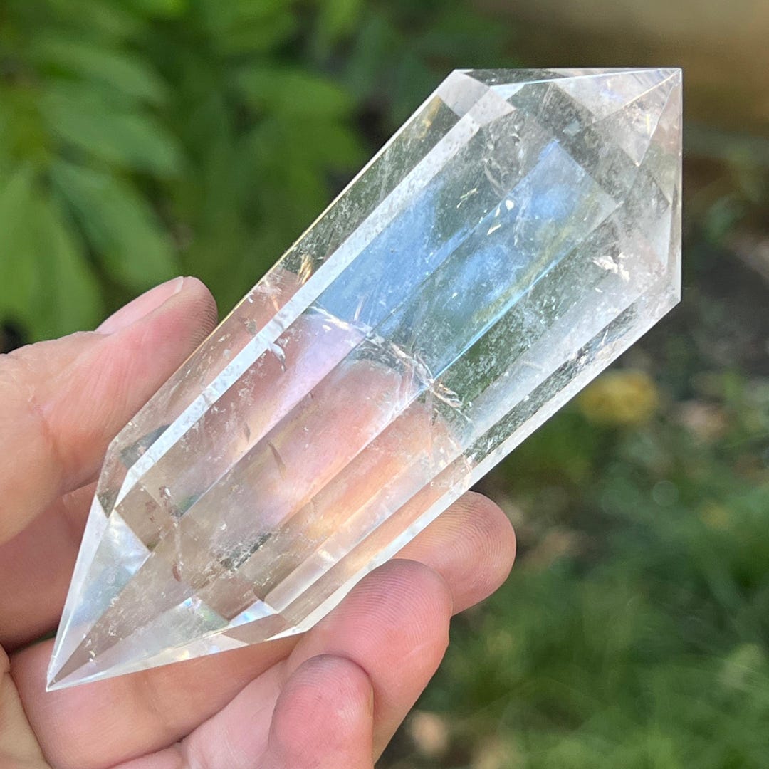 Vogel Quartz Wand, 12 Faces, Brazil - Natural Stone for Energy Healing ...