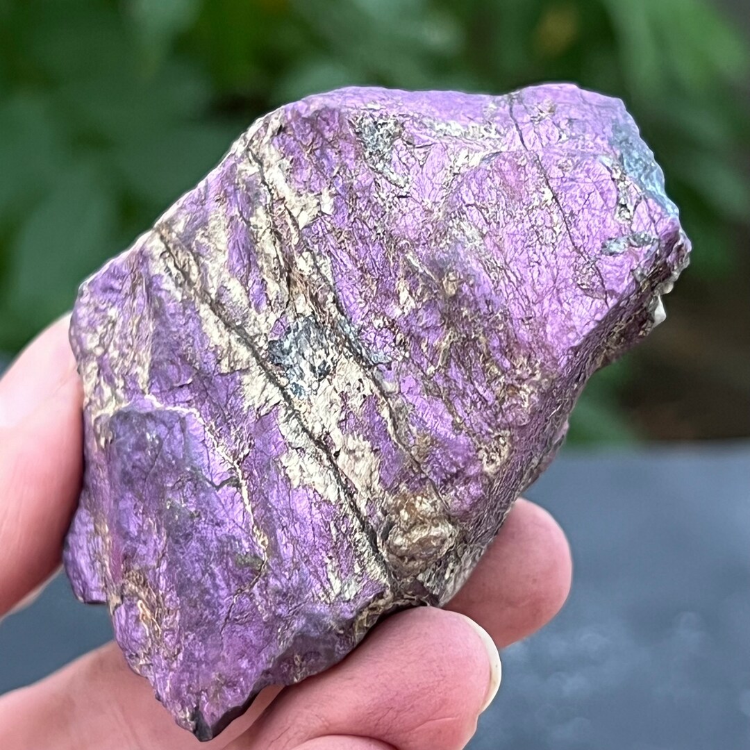 Raw Metallic Purpurite From Namibia Model L6, Crystals, Natural ...