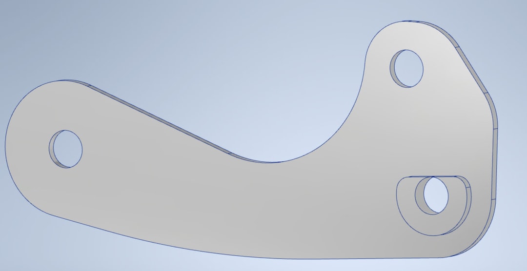 80/105 Series Landcruiser 2 Degree Castor Plate CAD Cutting File DXF ...