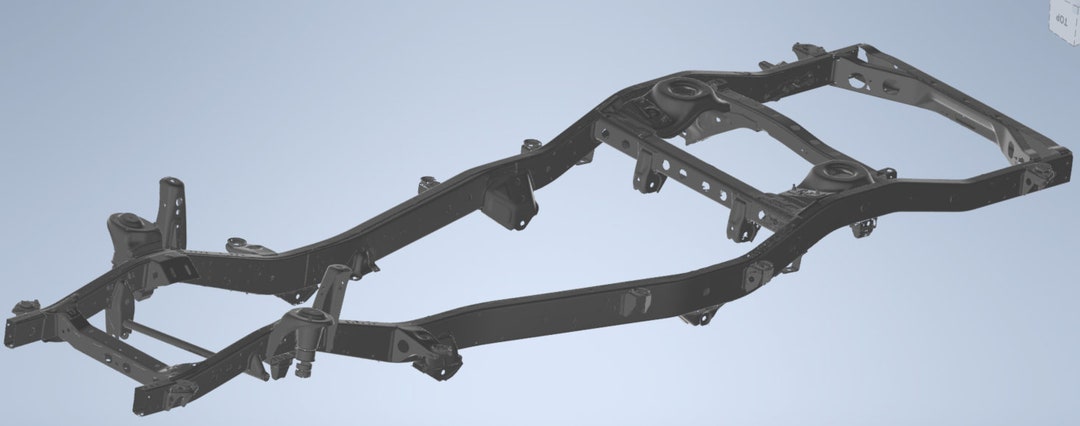 Toyota 80 Series Landcruiser Chassis 3D Scan CAD STL - Etsy