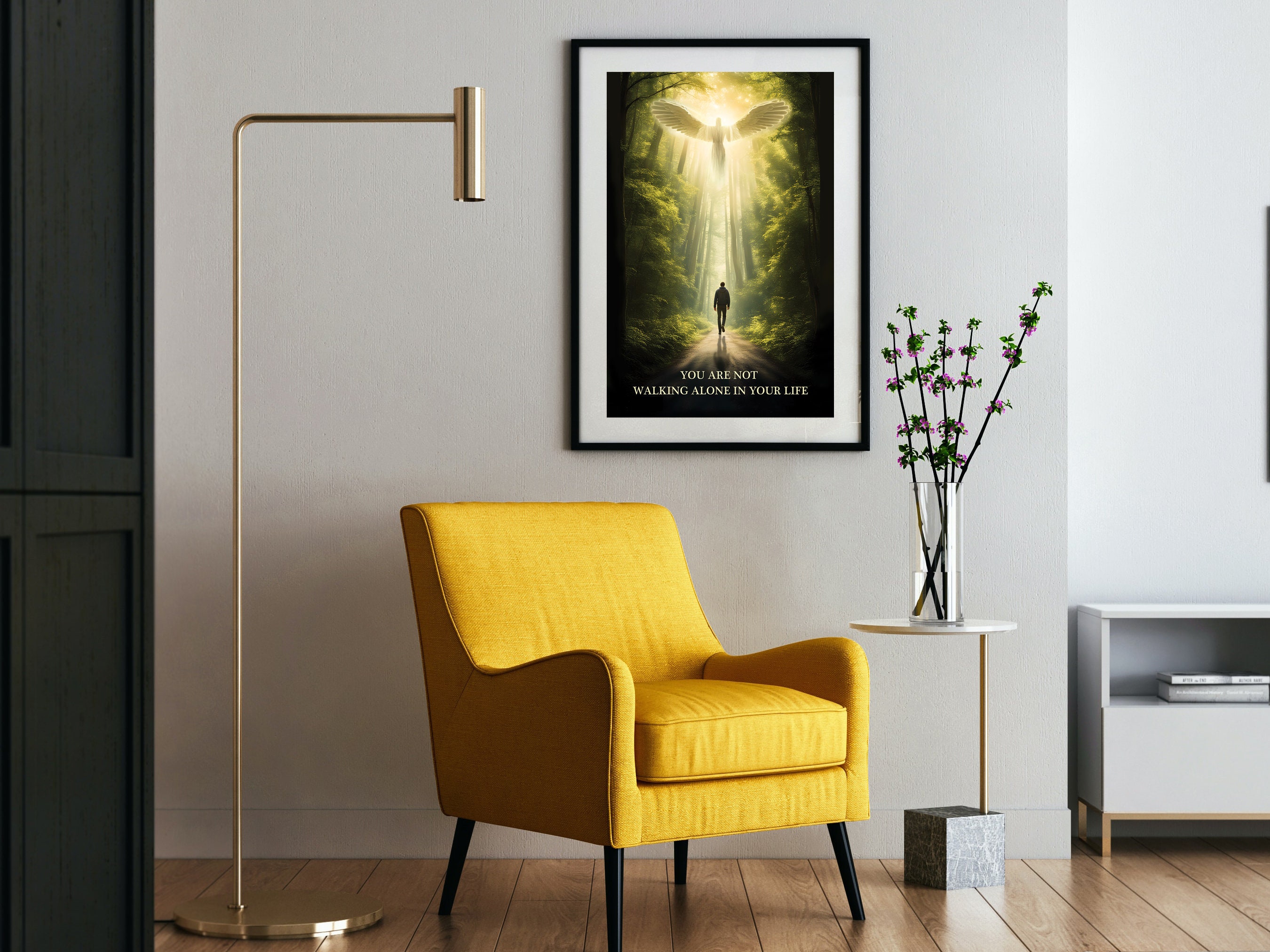 Angel Art Print, Digital Download Print, Wall Decor, Inspirational ...