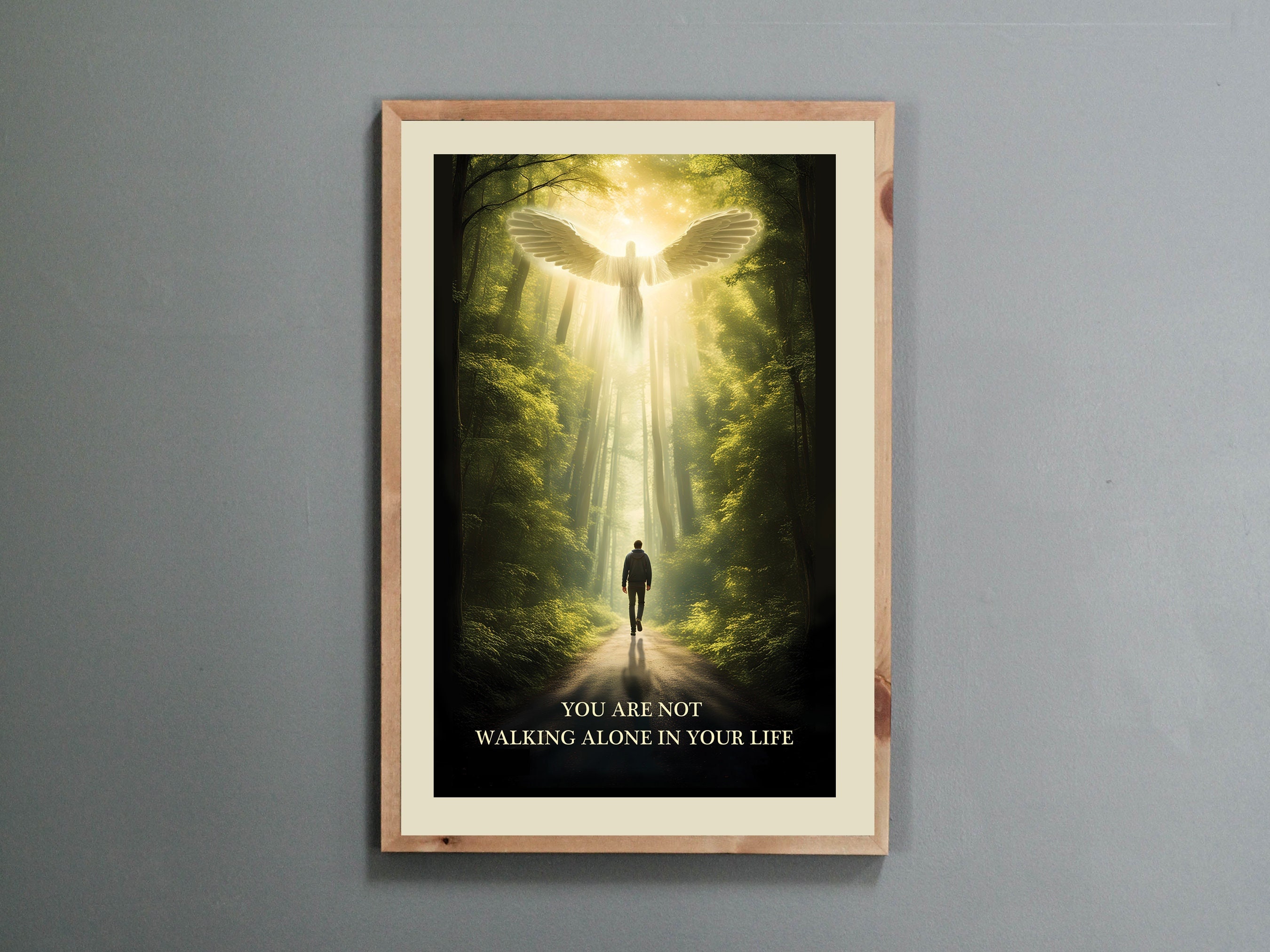Angel Art Print, Digital Download Print, Wall Decor, Inspirational ...