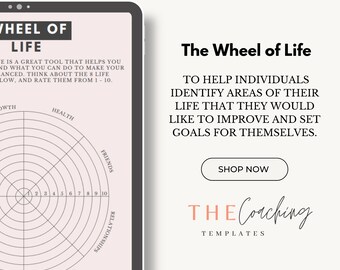 INSTANT DOWNLOAD Wheel of Life Reflection Template 8.5x11: - Etsy UK