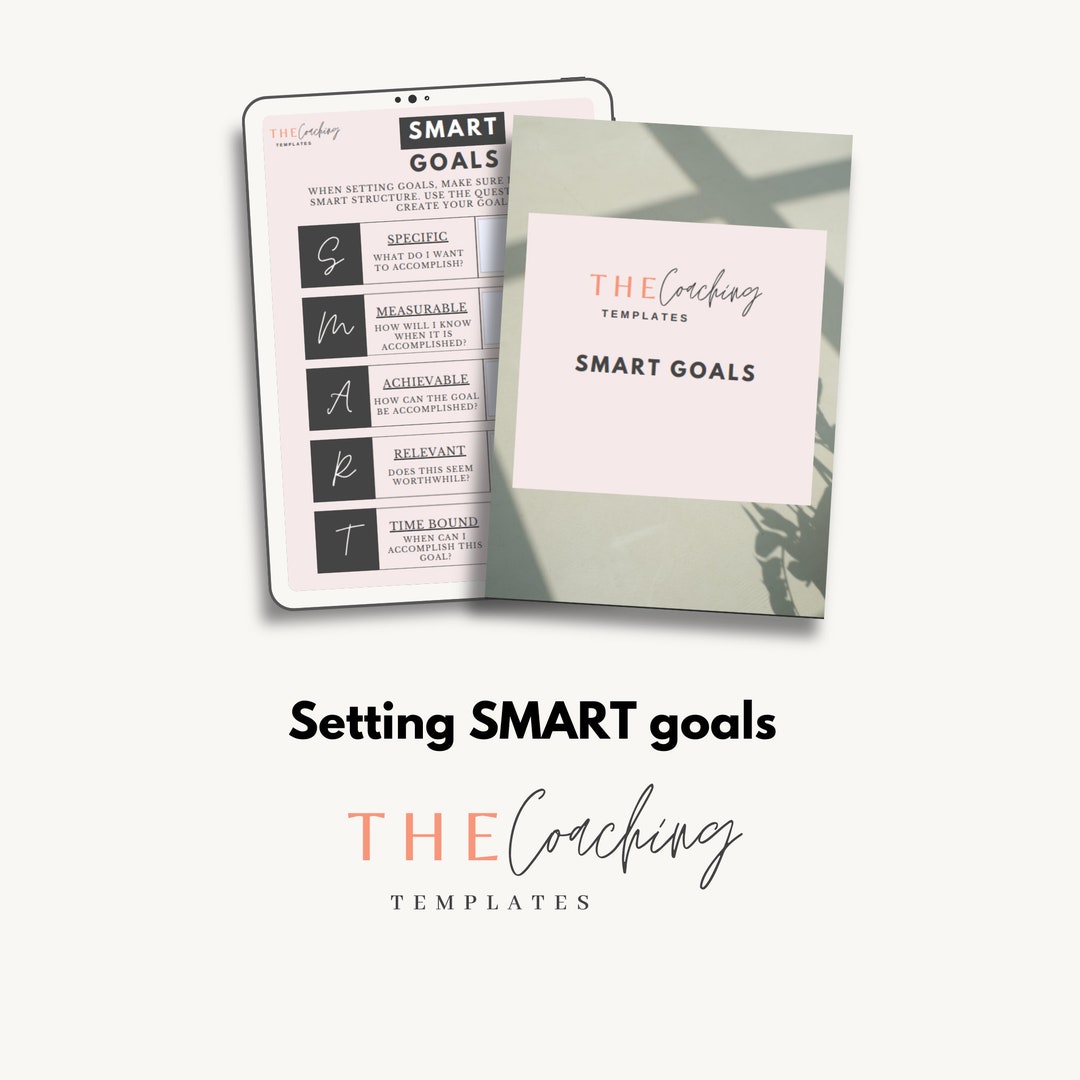 Editable and Printable SMART Goals Template Coaching Worksheets ...