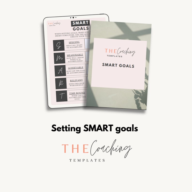 Editable and Printable SMART Goals Template Coaching Worksheets ...
