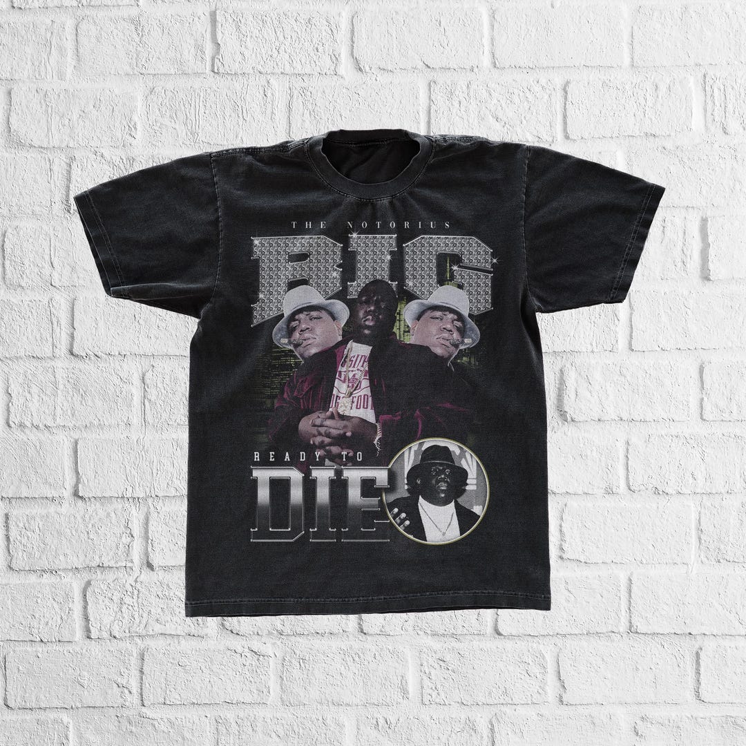The Notorious BIG T-shirt - Vintage T-shirt, Men's T-shirt, Women's T ...