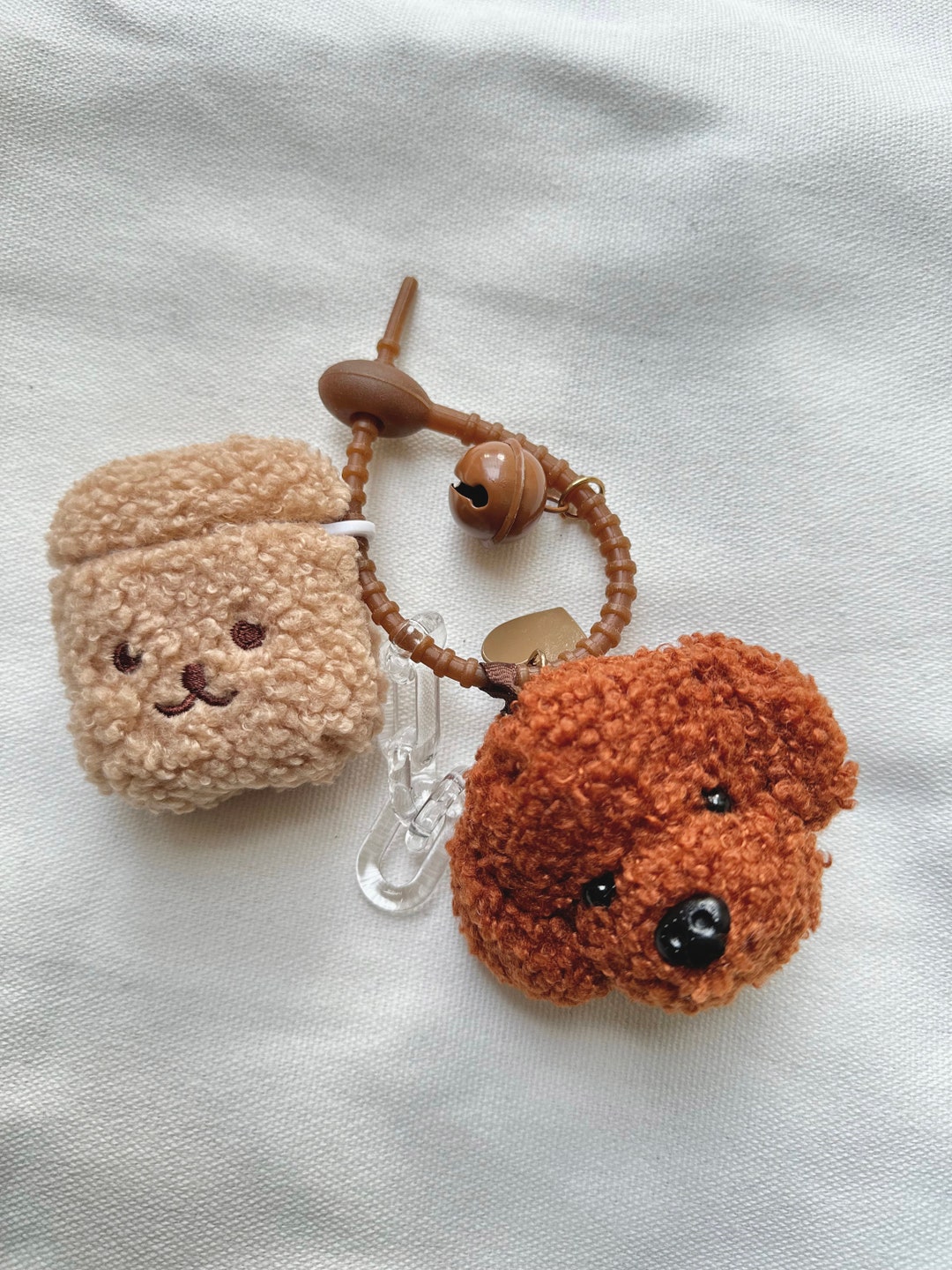 Cute Fluffy Poodle Dog AirPod Case for AirPod and AirPod Pro 1/2/3 With ...