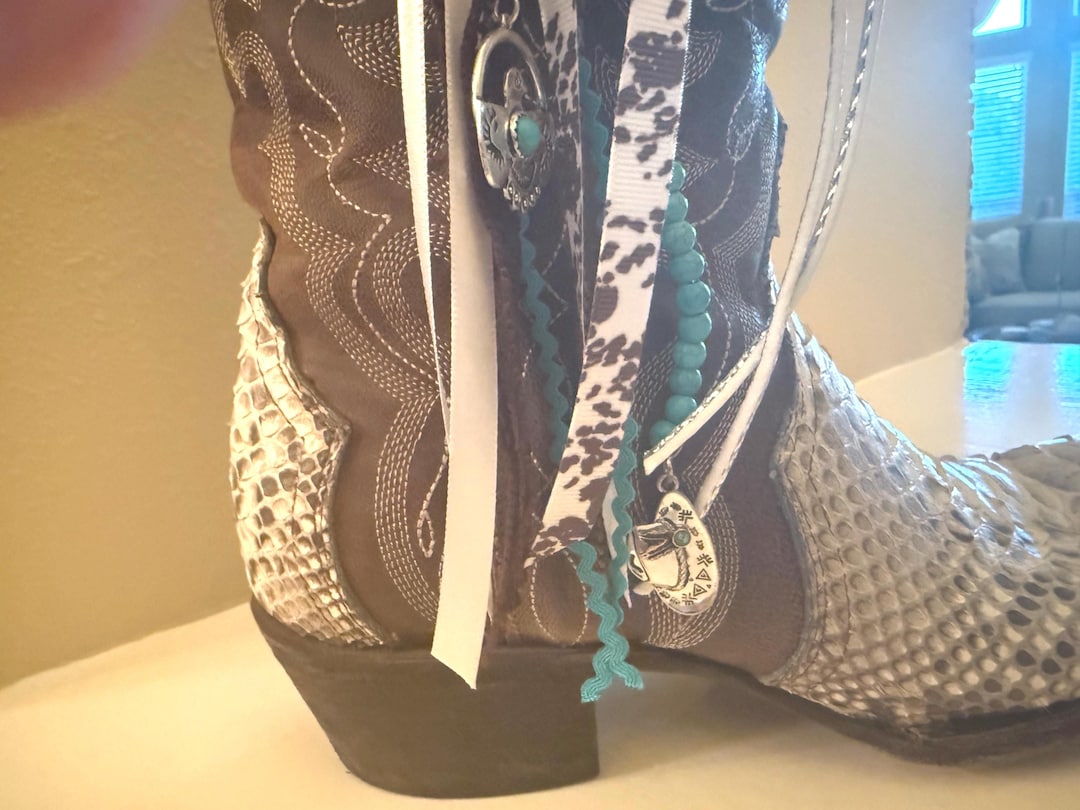 New Photos -NOW 2 BUCKS OFF. Handmade Accessories for Your Cowboy Boots ...