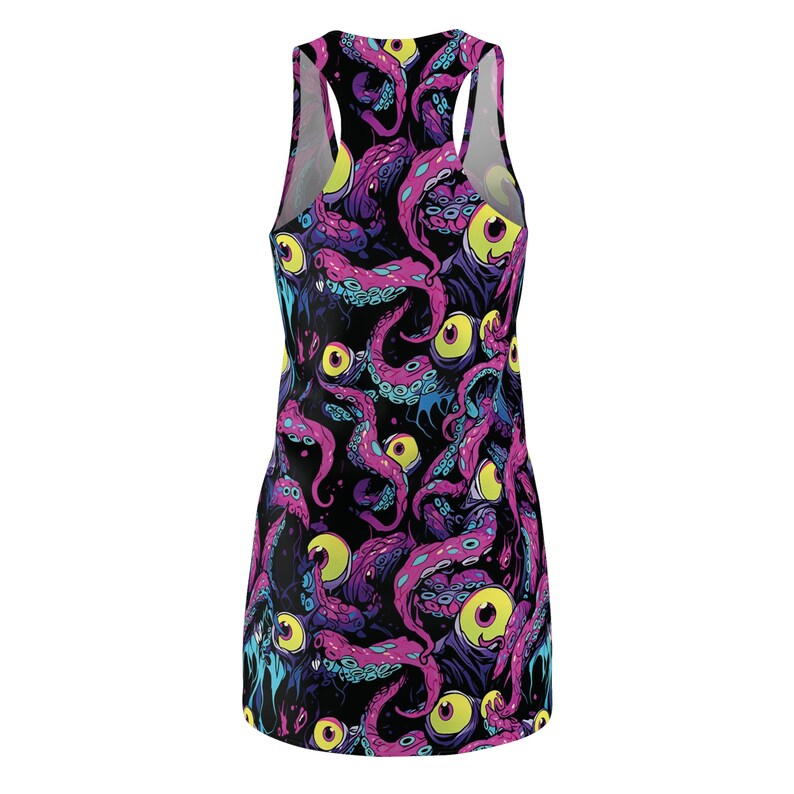 Cthulhu Sundress Rave Outfit Anime Cryptid Weirdcore Fantasy Dress ...