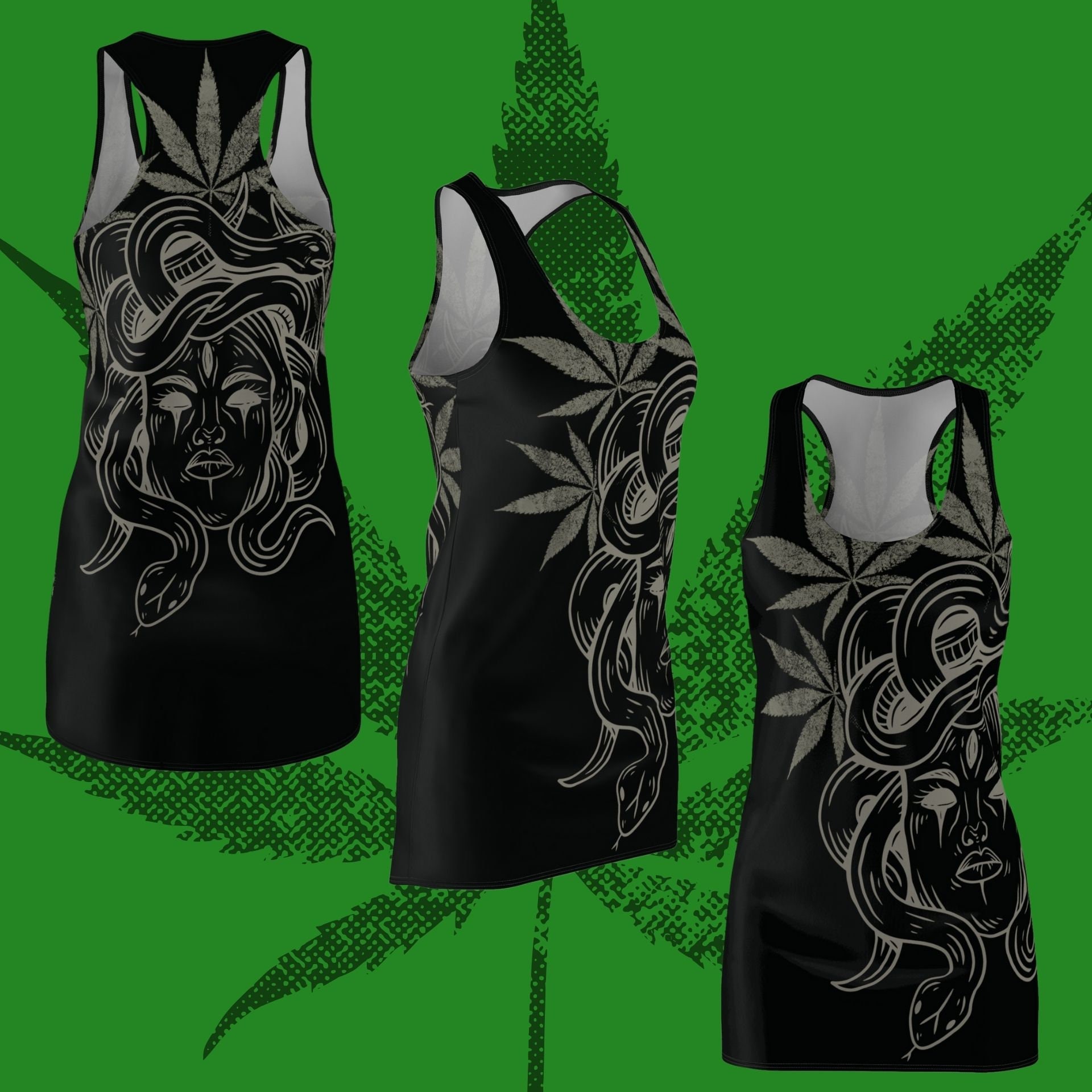 Medusa Goddess Dress Stoner Girl Snake Mini Goddess Clothing Ancient ...