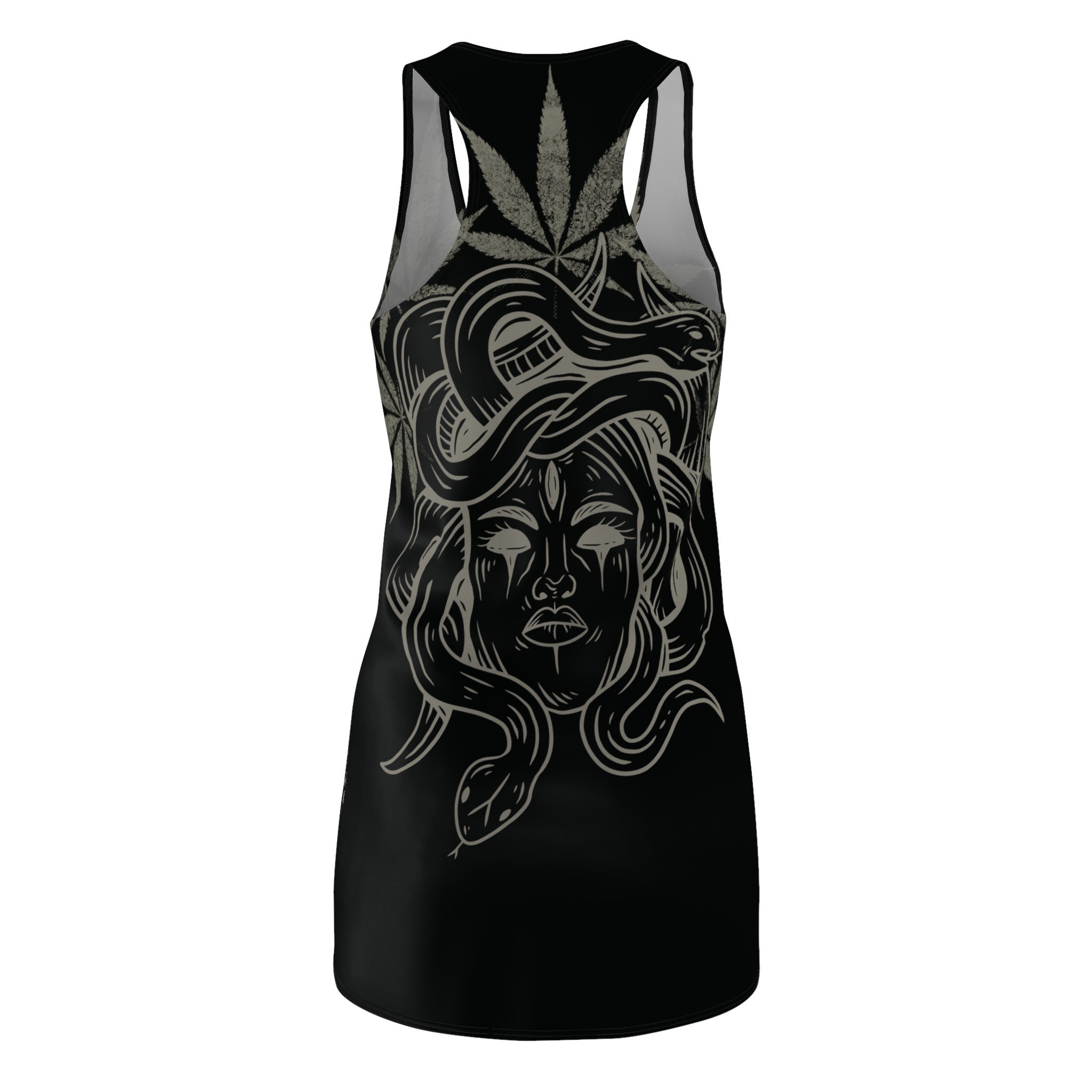 Medusa Goddess Dress Stoner Girl Snake Mini Goddess Clothing Ancient ...