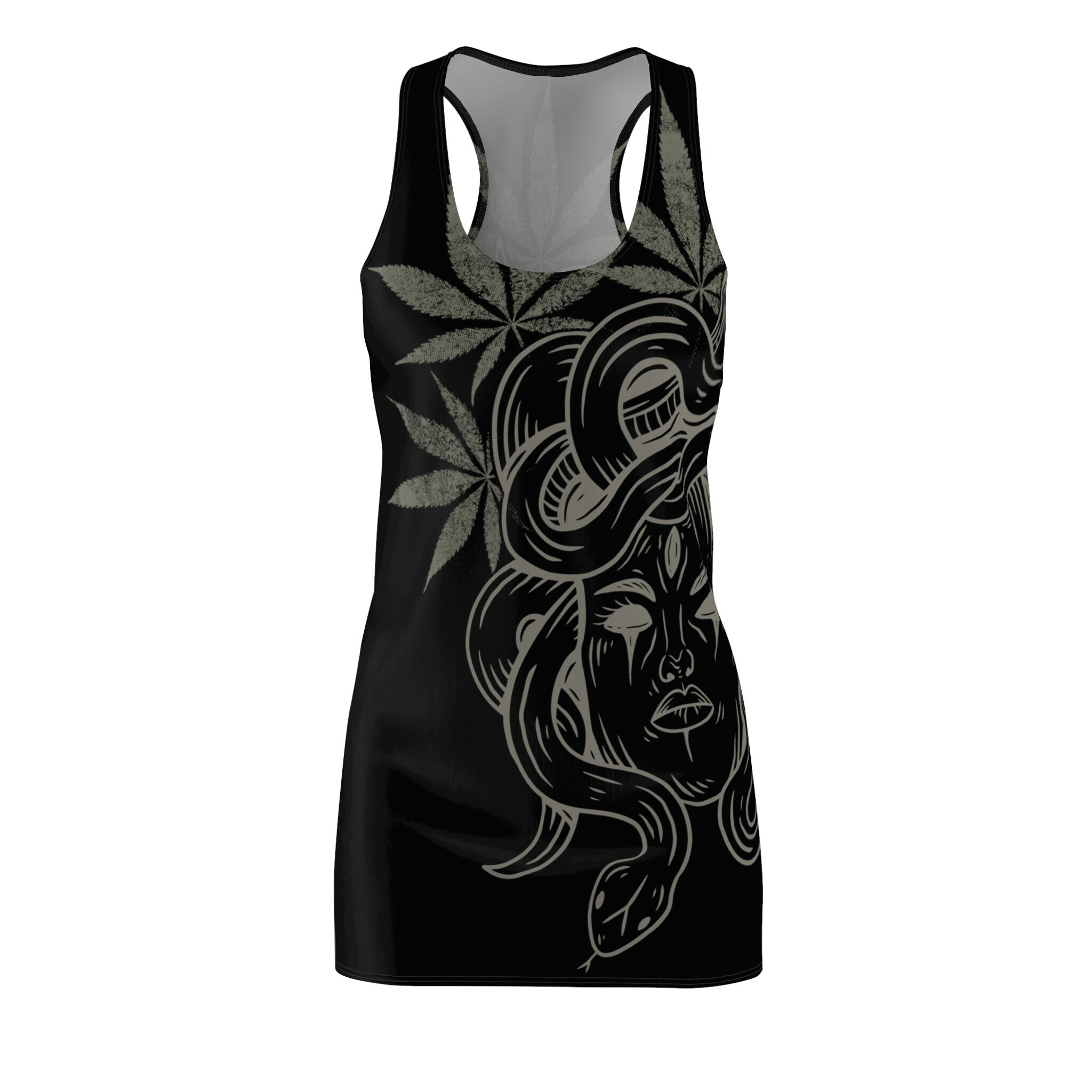 Medusa Goddess Dress Stoner Girl Snake Mini Goddess Clothing Ancient ...